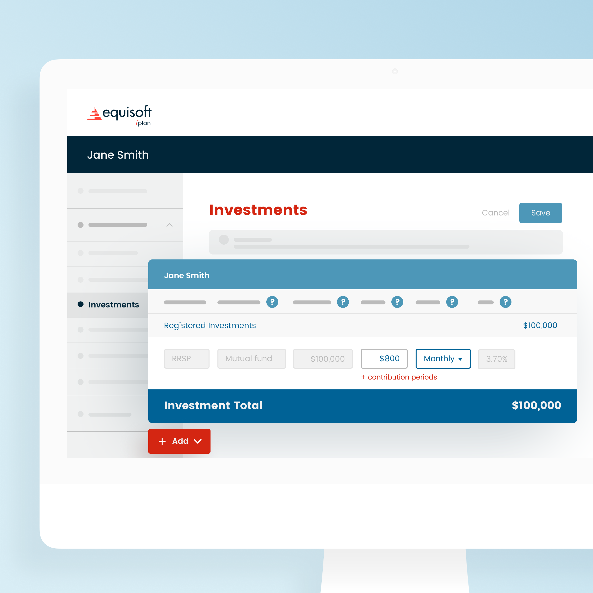 Compliant Financial Planning Software | Equisoft/plan | Equisoft