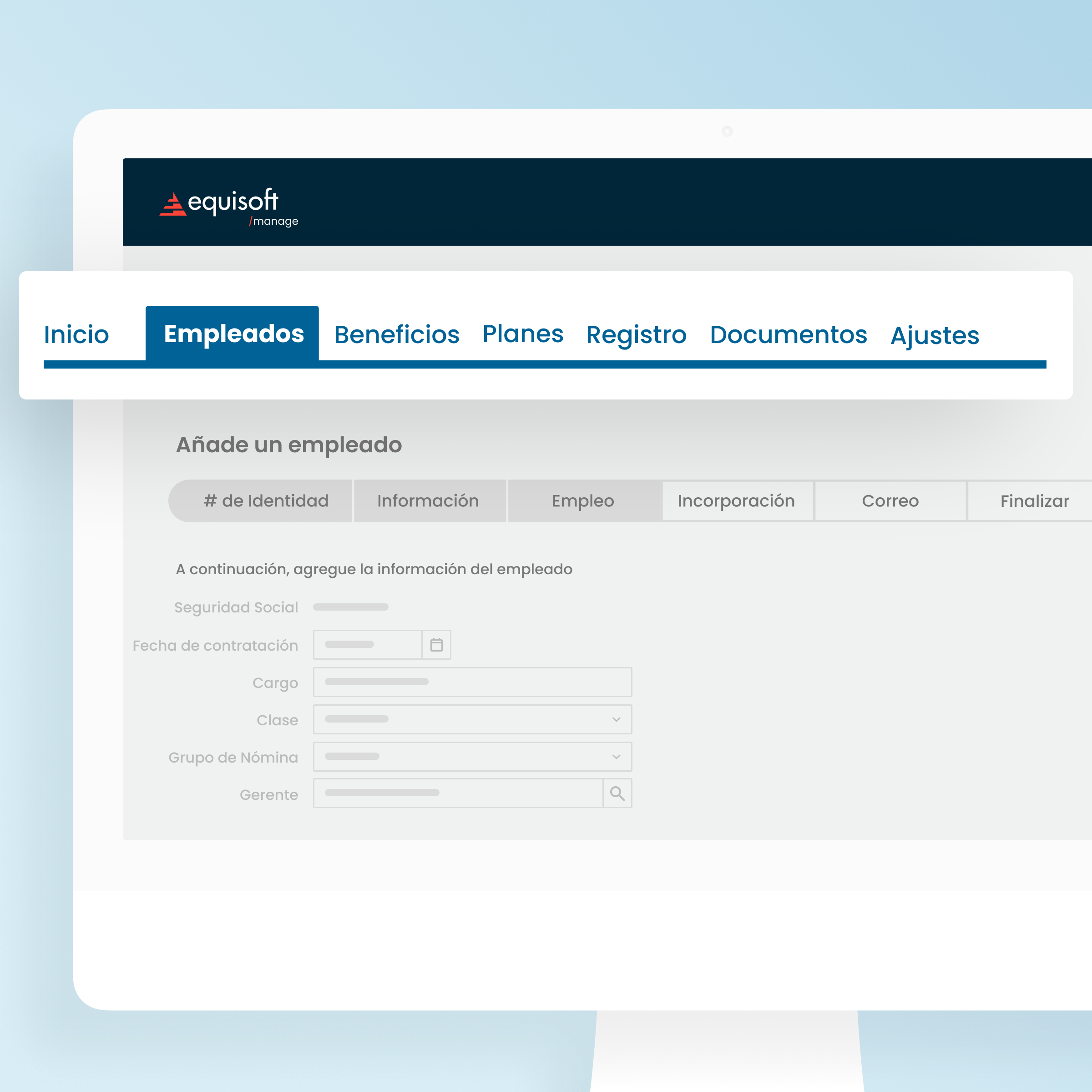Sistema core de administración de pólizas de seguros | Equisoft/manage