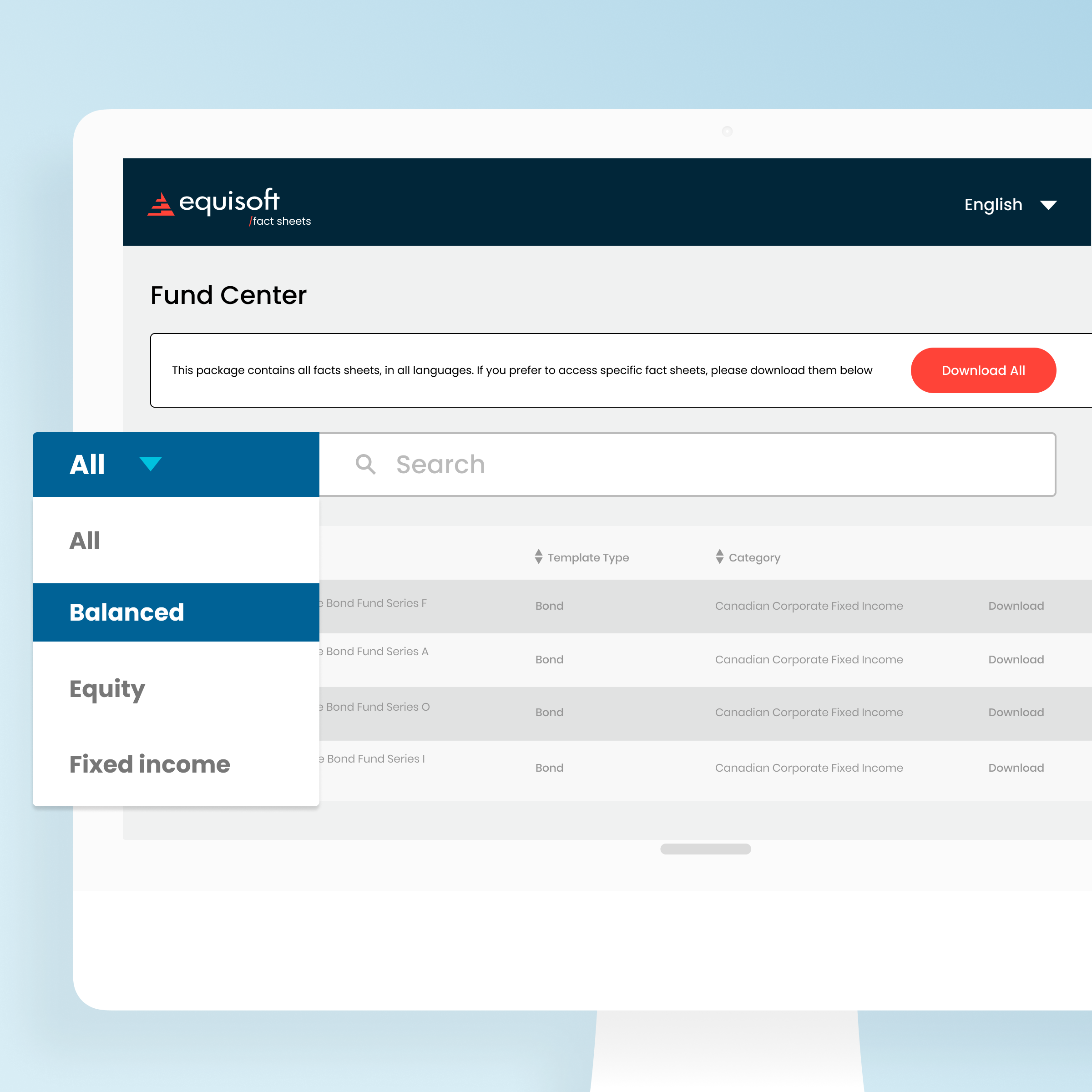 Mutual Fund Fact Sheets for Fund Companies